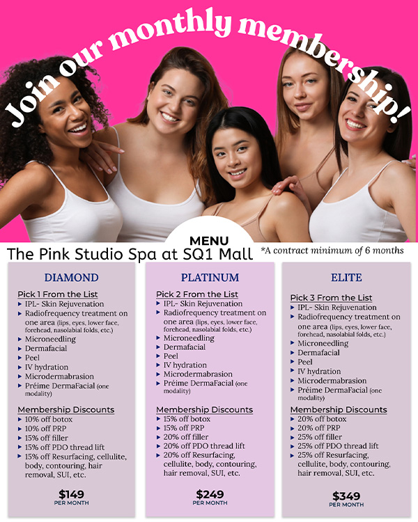 Membership - The Pink Studio Spa - Saugus MA